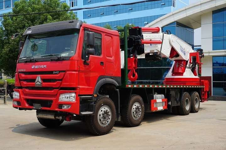 CLW 90 Ton Construction Machinery Hydraulic Arms Heavy Duty Crane Truck ...